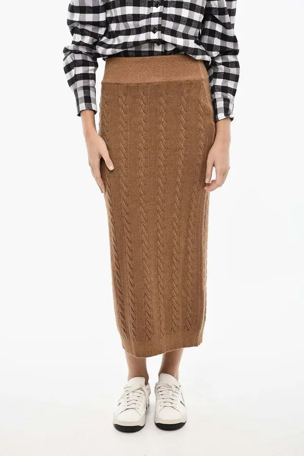 Woolrich Pencil Midi Skirt