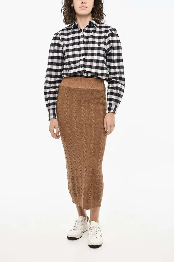 Woolrich Pencil Midi Skirt