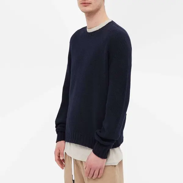 Palm Angels Logo Intarsia Crewneck Sweater