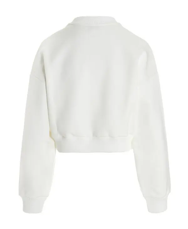Alexander McQueen Logo Print Crewneck Sweatshirt