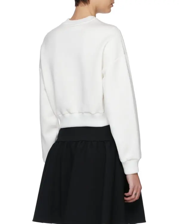 Alexander McQueen Logo Print Crewneck Sweatshirt