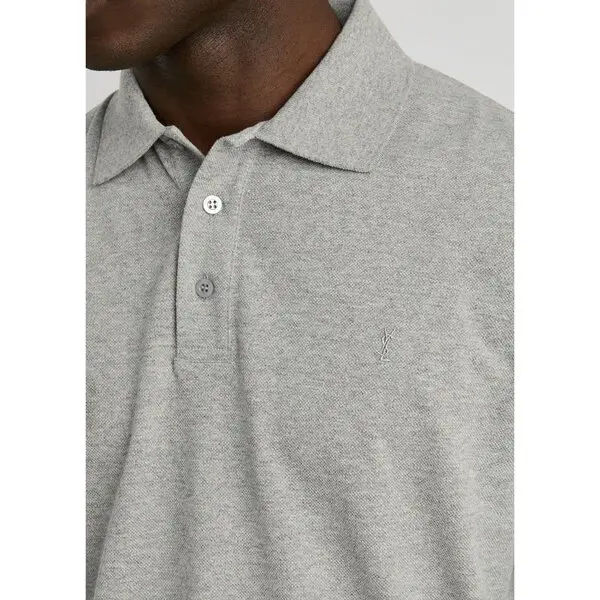 Saint Laurent Short-sleeve Polo Shirt