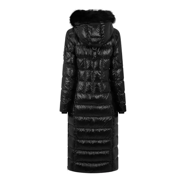 Moose Knuckles Hooded Long Down Coat