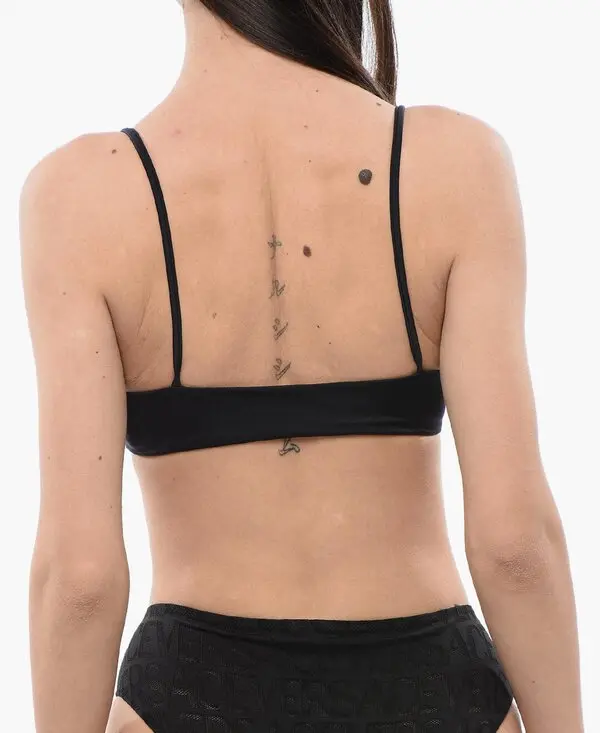 Dsquared2 Contrast Logo Bikini Top