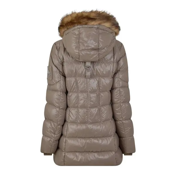 Moose Knuckles Hooded Mid-style Down Jacket