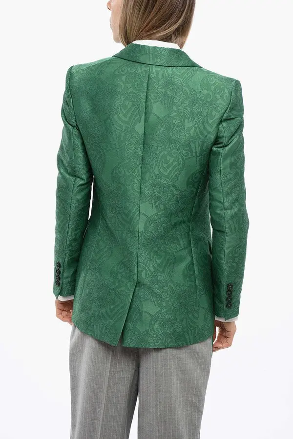 John Richmond Embroidered Peak-lapel Blazer