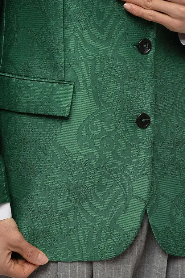 John Richmond Embroidered Peak-lapel Blazer