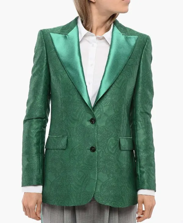 John Richmond Embroidered Peak-lapel Blazer
