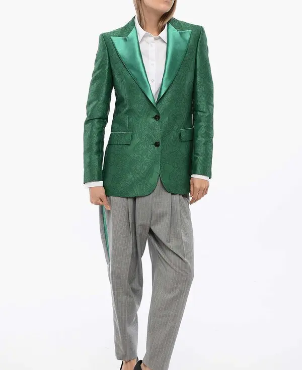 John Richmond Embroidered Peak-lapel Blazer