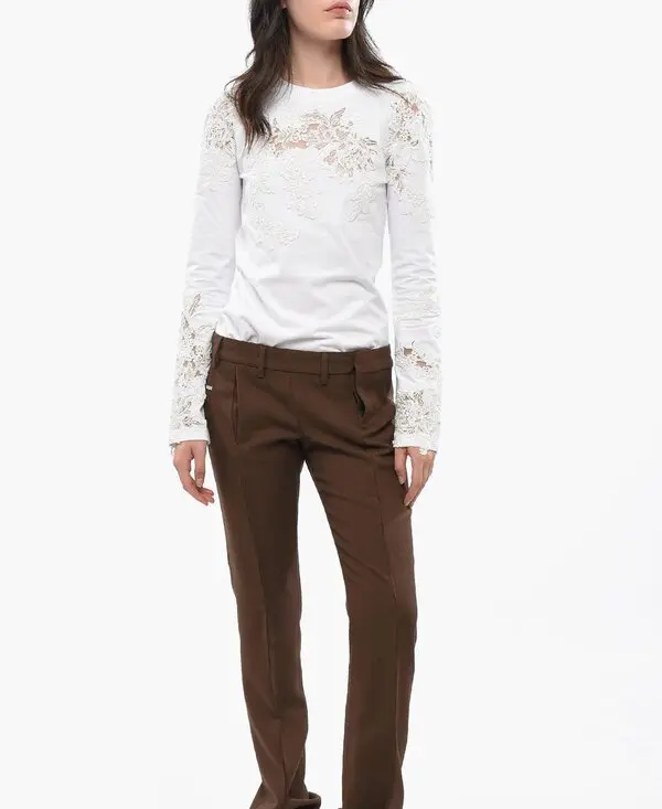 Dsquared2 High-waisted Slim-cut Trousers