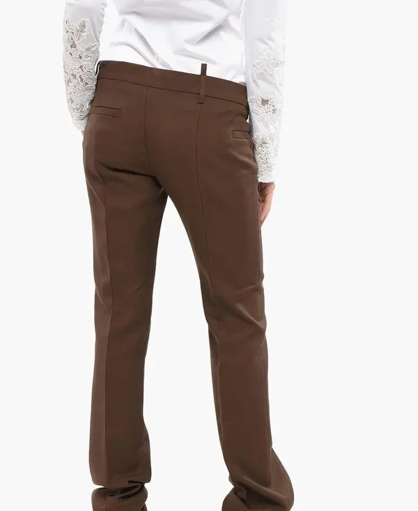 Dsquared2 High-waisted Slim-cut Trousers