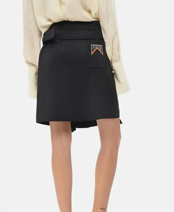 Prada Belted Mini Skirt
