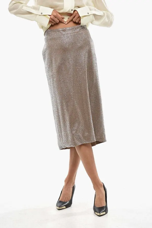 Giuseppe Di Morabito Crystal-embellished Skirt
