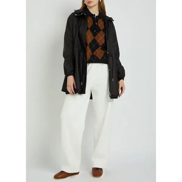 Moncler Medium-to-long Length Hooded Windbreaker