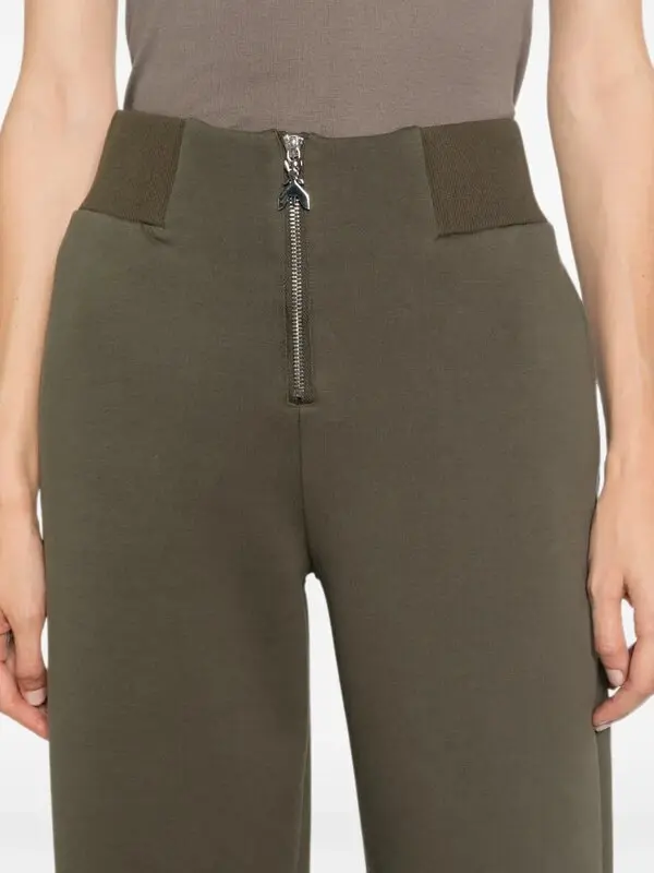 Patrizia Pepe Wide-leg Trousers With A Zip Fastening