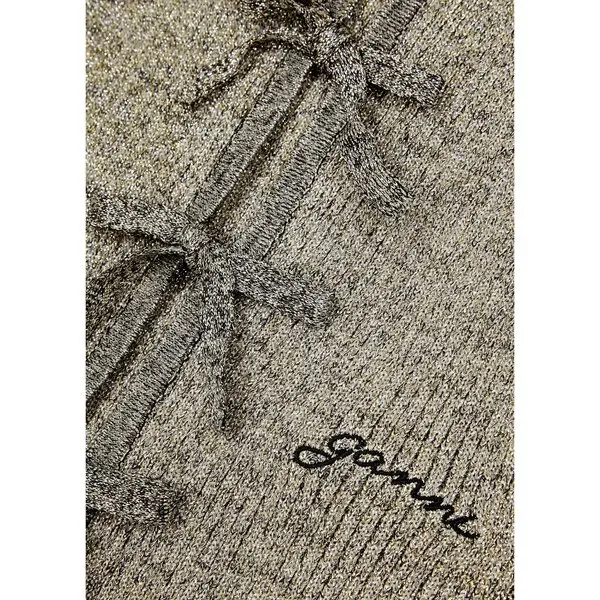 GANNI Sequined Knitted Top