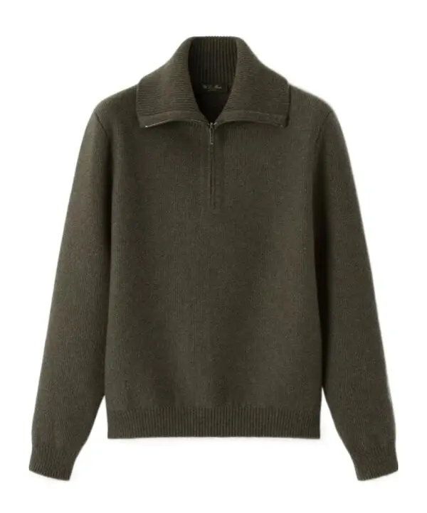 Loro Piana Holland Park Halfneck - Black