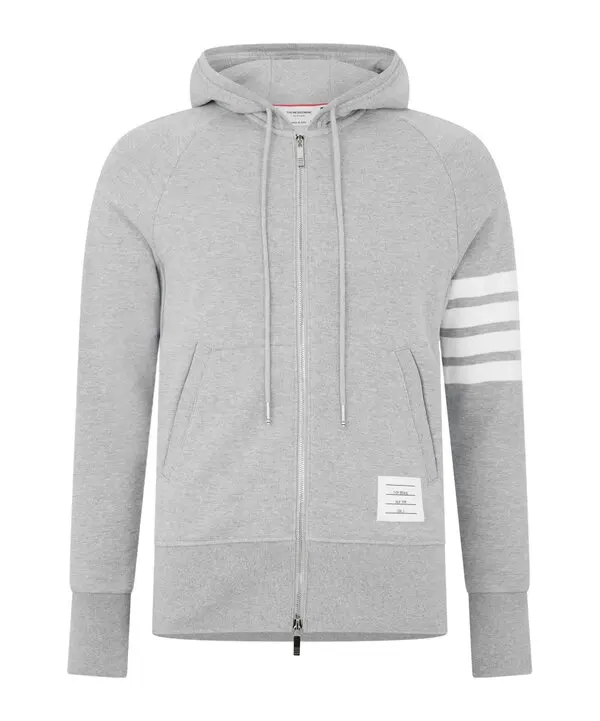 Thom Browne Hooded Zip-up Sweatshirt Jacket