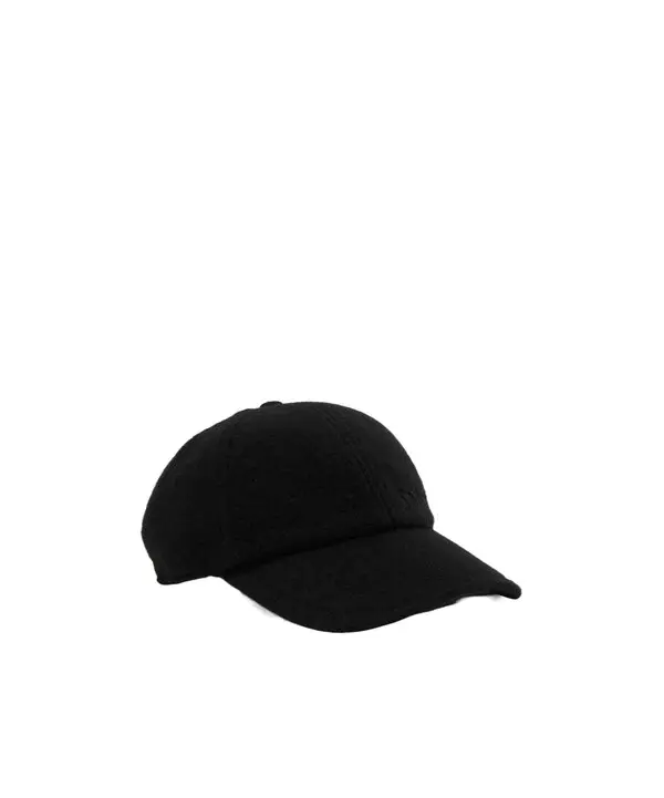 Saint Laurent Textured Baseball Cap - Black