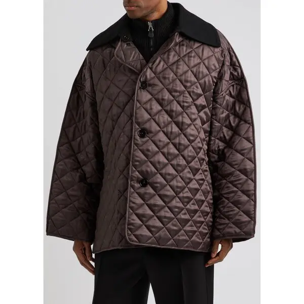 JIL SANDER Quilted Cape-style Coat