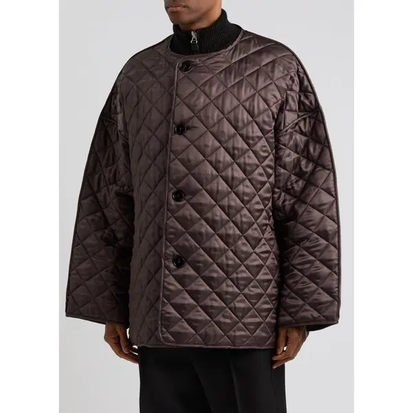JIL SANDER Quilted Cape-style Coat