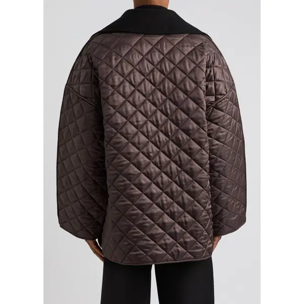 JIL SANDER Quilted Cape-style Coat