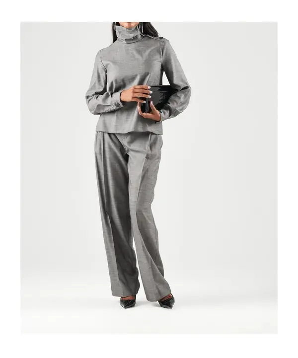 Patrizia Pepe Wide-leg Suiting Trousers