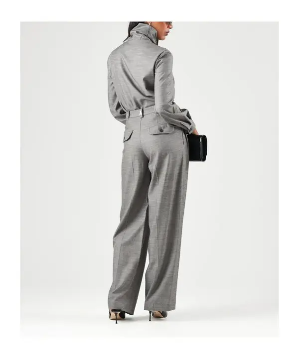 Patrizia Pepe Wide-leg Suiting Trousers