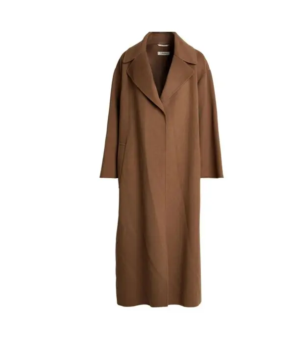 Max Mara Minimalist Wool Coat - Brown