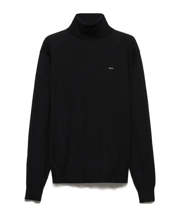 Prada Worsted Wool Turtleneck Sweater