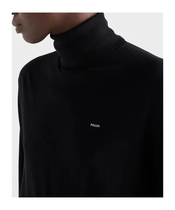 Prada Worsted Wool Turtleneck Sweater