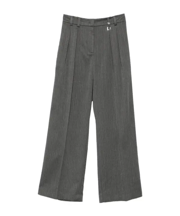 Patrizia Pepe Herringbone-twill Pinstripe Trousers