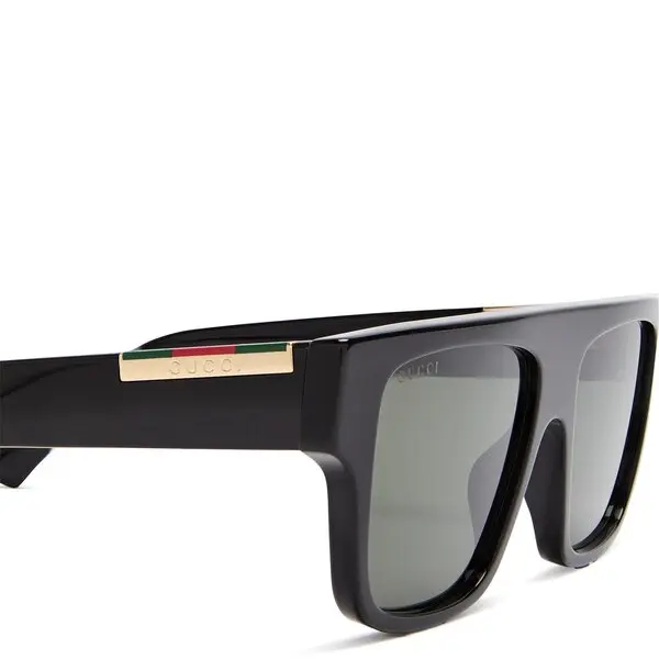 Gucci Flat-top Rectangular Sunglasses