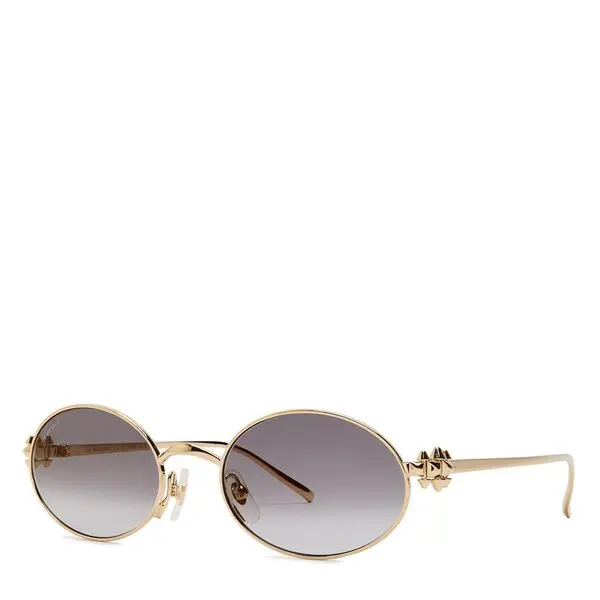 Cartier Oval Metal-frame Sunglasses
