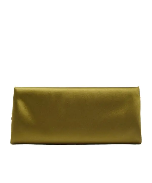 Saint Laurent Satin Long Clutch Bag