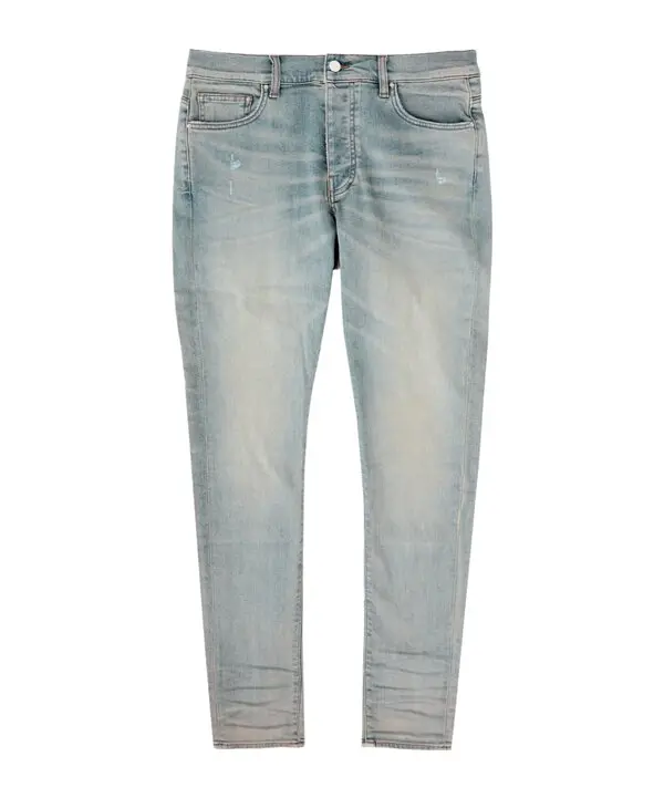 Amiri Slim-fit Denim Trousers - Gray