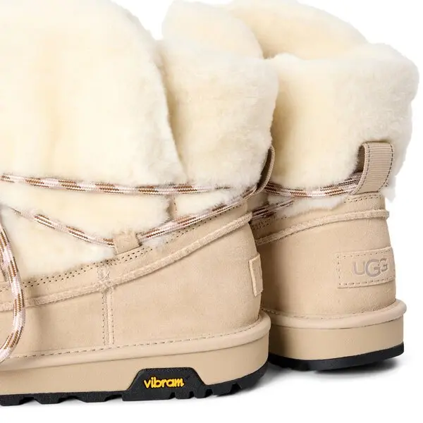 UGG Plush Lace-up Snow Boot