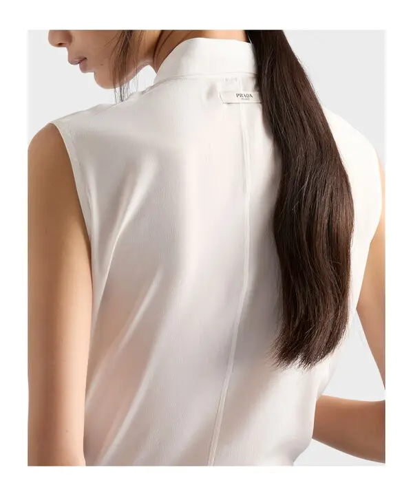 Prada Crepe De Chine Shirt