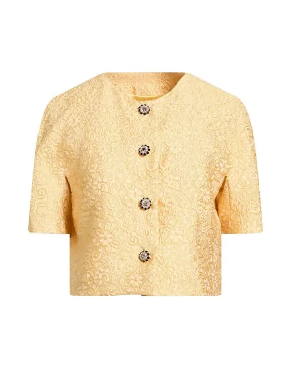 Dolce & Gabbana Minimalist Short-sleeved Jacket - Nude