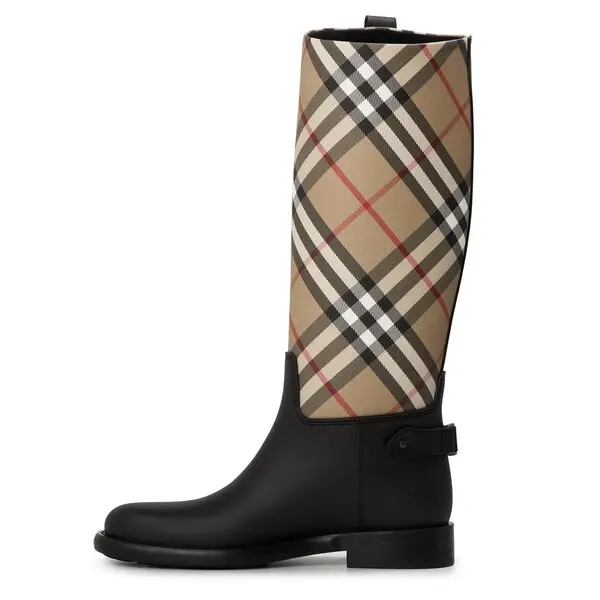 Burberry Plaid Tall Boot
