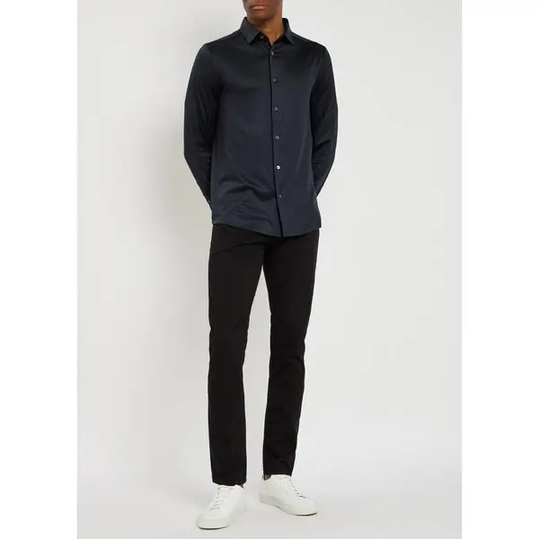 Emporio Armani Straight-cut Denim Trousers