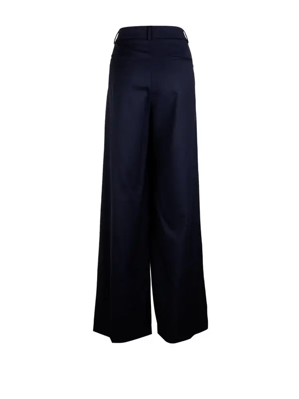 Peserico Wrap Front Wide-leg Trousers