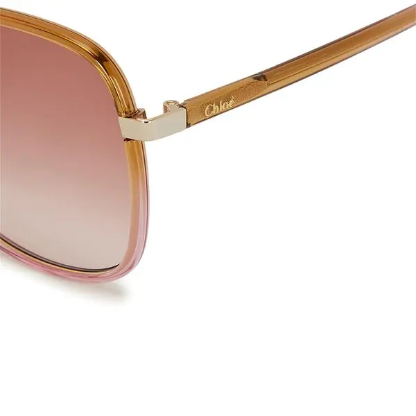 Chloé Open-frame Square Sunglasses