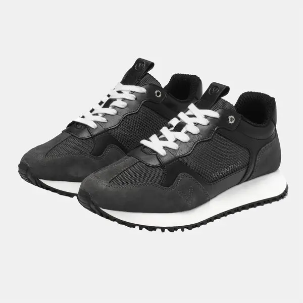 Valentino Garavani Mesh Suede Casual Running Shoe