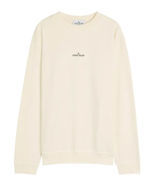 Stone Island Simple Cotton Sweatshirt