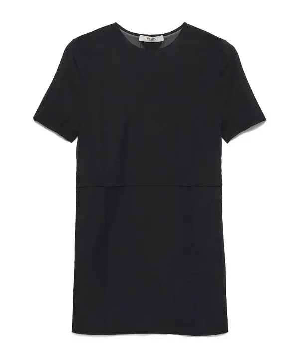 Prada Stretch Silk Chiffon Top