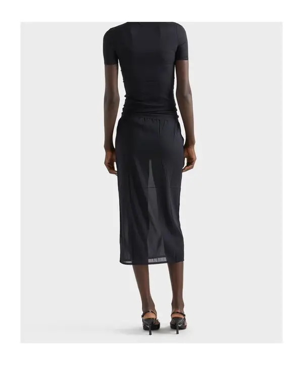 Prada Stretch Silk Chiffon Top