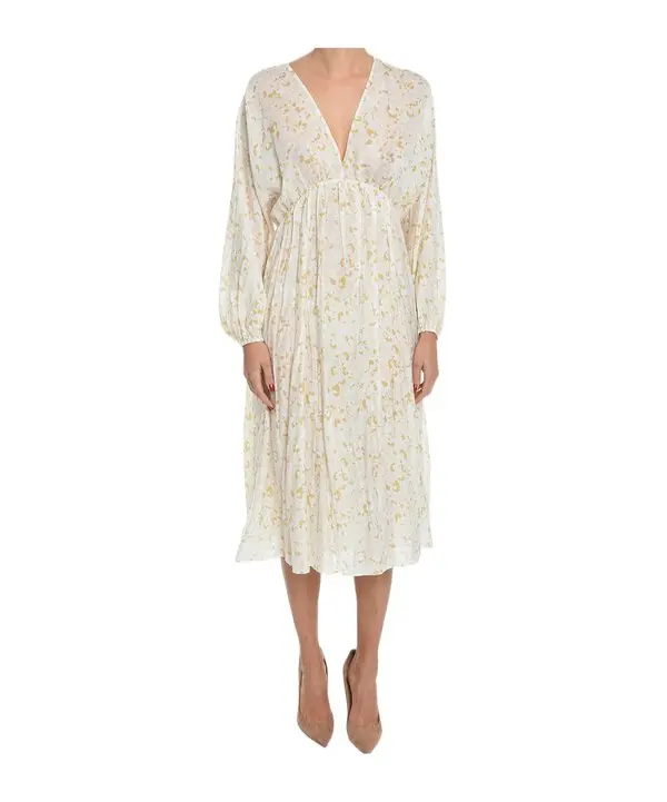Samsøe Samsøe Gertrud Puff-sleeve Midi Dress