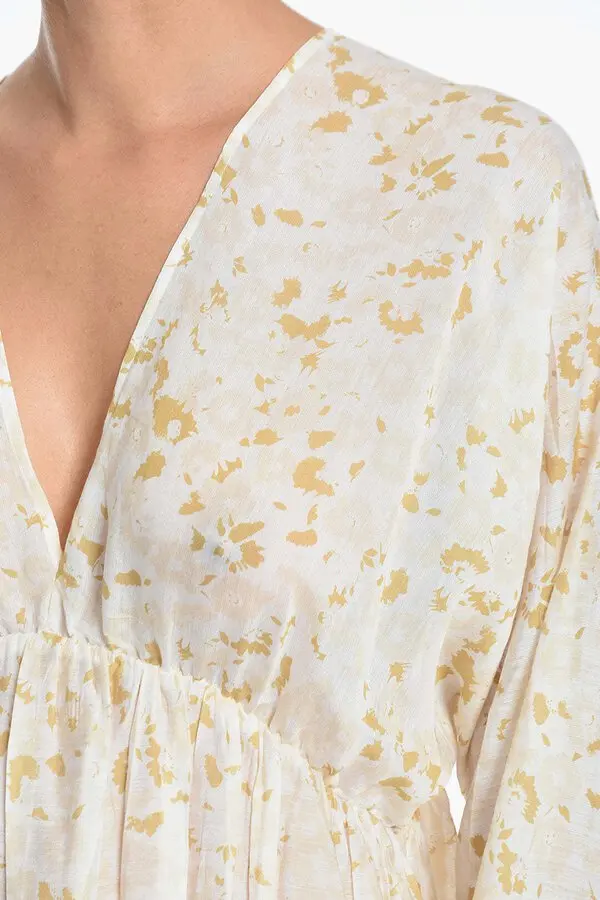 Samsøe Samsøe Gertrud Puff-sleeve Midi Dress
