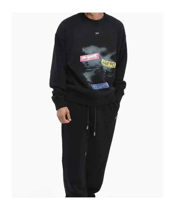 Off-White Type Sticker Skate Sweatshirt